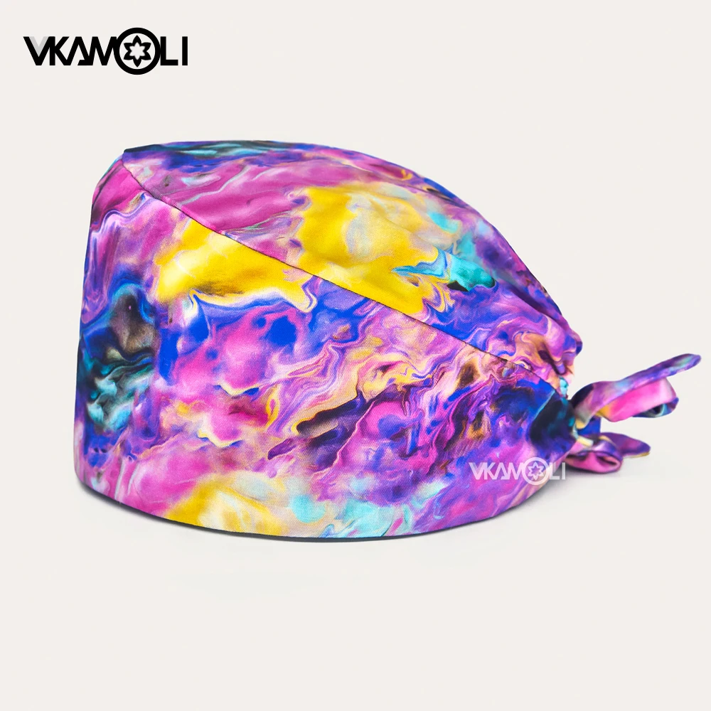 new-scrub-hat-Fashion-printing-caps-nursing-cap-women-hat-surgical-cap ...