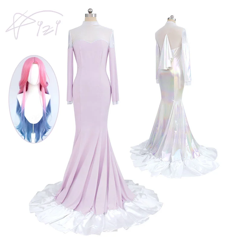 Anime-Alien-Stage-Mizi-Cosplay-Costume-Dress-Long-Fishtail-Dress-Mizi ...
