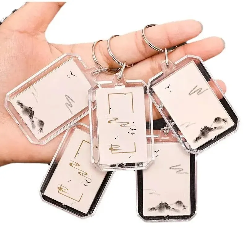 Calligraphy-Style-Car-Keychain-Chinese-Traditional-Art-Design-Vehicle ...