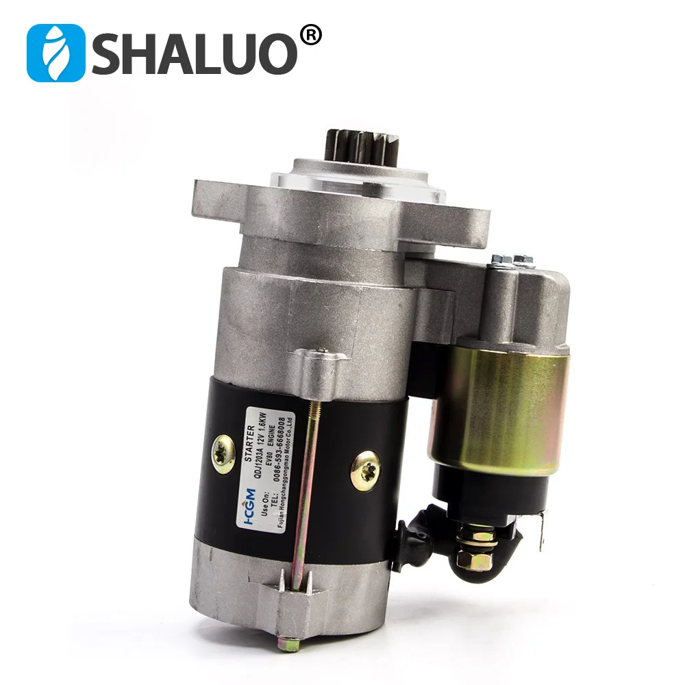 QDJ1203A 12V 1.6KW 9T Diesel Generator Starter Motor For Kipor EV80 ...