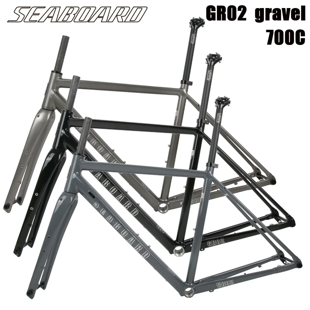 Seaboard-GR02-Cuadro-de-bicicleta-Fixie-horquilla-de-700C-marcha-nica ...