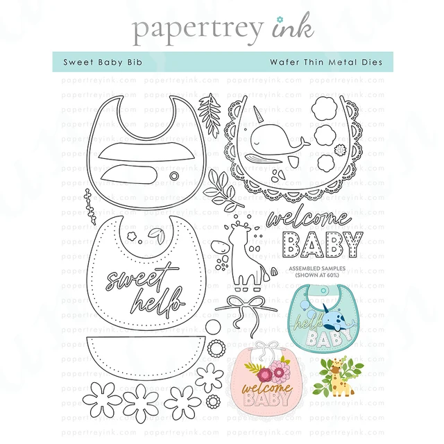 Baby Bib Card Template