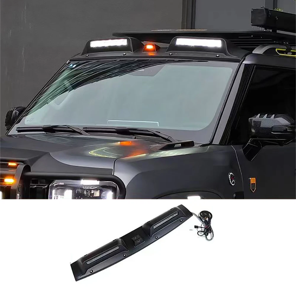 For-Chery-Jetour-Traveler-T2-Roof-spoiler-spotlight-Led-Spotlights-for ...
