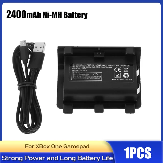 1PCS 2400mAh Ni-MH Rechargeable Battery Pack For XBOX ONE Wireless ...