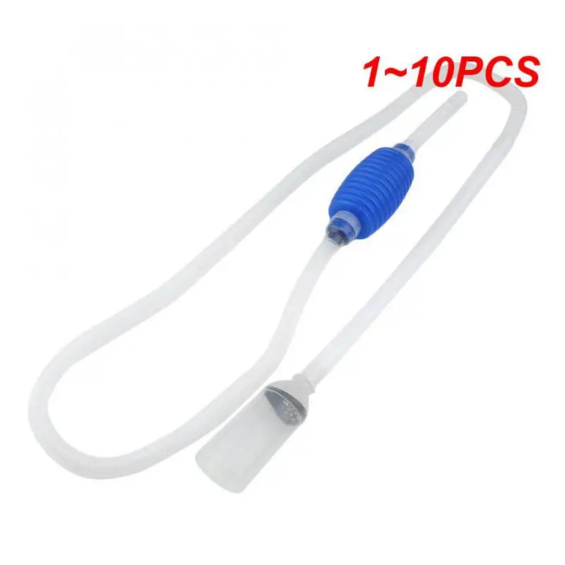 1-10PCS-Aquarium-Siphon-Fish-Tank-Syphon-Vacuum-Cleaner-Pump-Semi ...