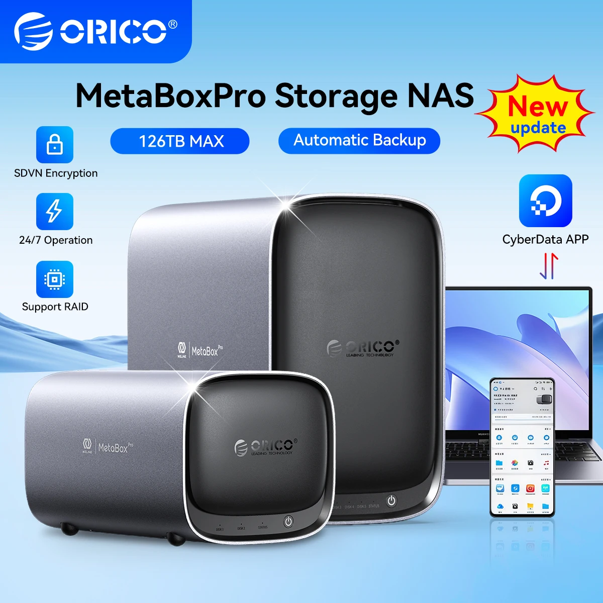 ORICO 5Bay/2Bay MetaBox Team Storage NAS 2,5/3,5 "soporte de almacenamiento conectado a la red ...