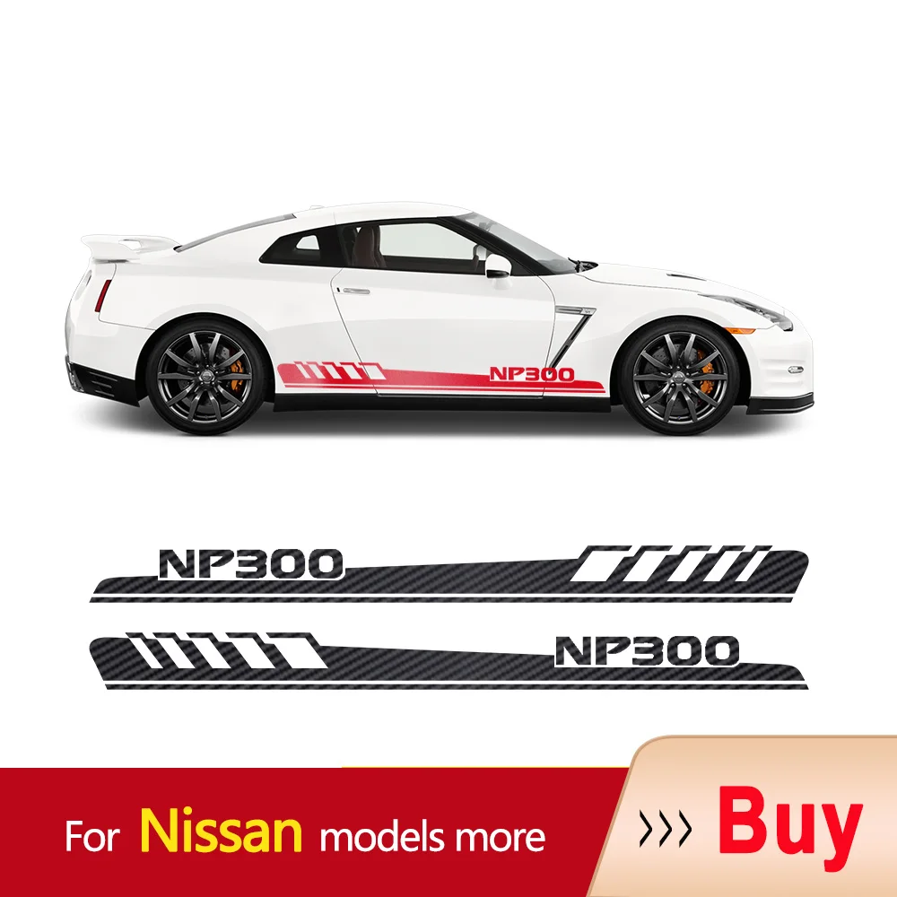 Car-Side-Stickers-Body-Stripes-Vinyl-Decal-For-Nissan-NP300-NV200 ...