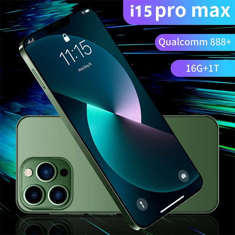 Global versão i15 pro max smartphone, telefone celular android, telefones celulares, celular 5g ...