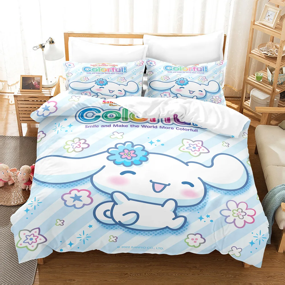 Sanrio-Animation-Cinnamoroll-Pillowcase-Bedding-Set-Cartoon-Children-s ...