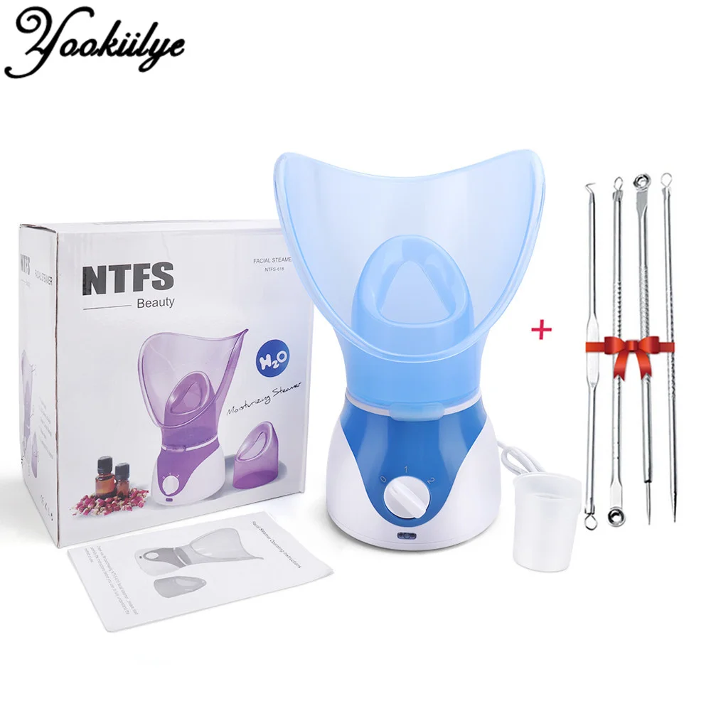Face Steamer Spa Home Facial Steamer Sauna Unclogs Pores Extract ...