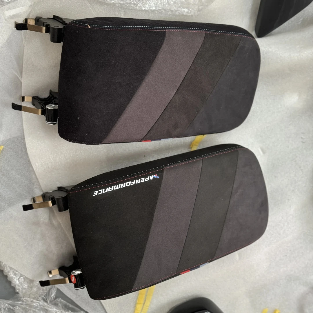 LHD RHD Alcantara Front Central Console Storage Box Lid Leather Armrest ...