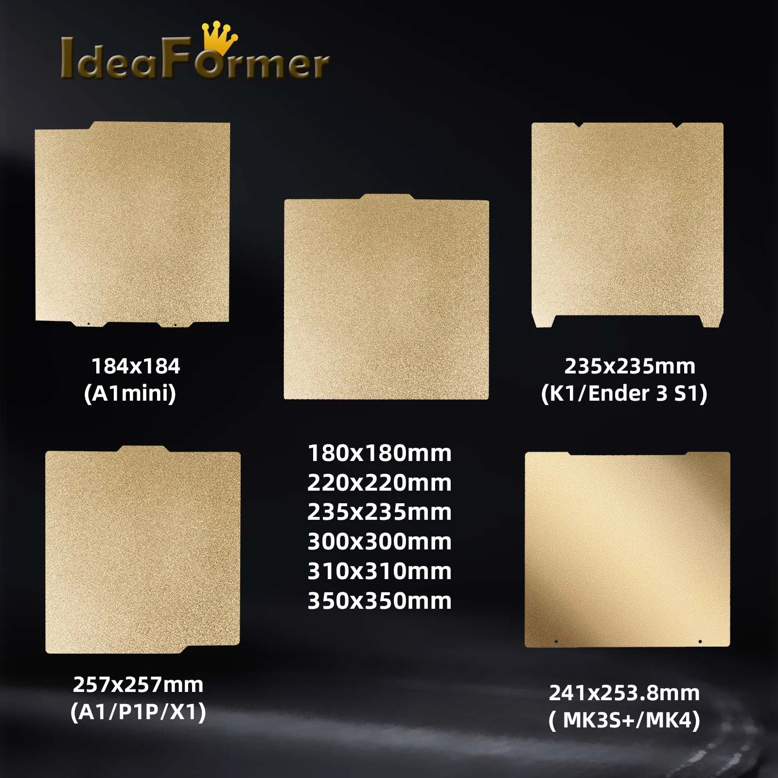 Heated-Bed-PEI-Double-side-Textured-Build-Plate-184-220-235-257-300 ...