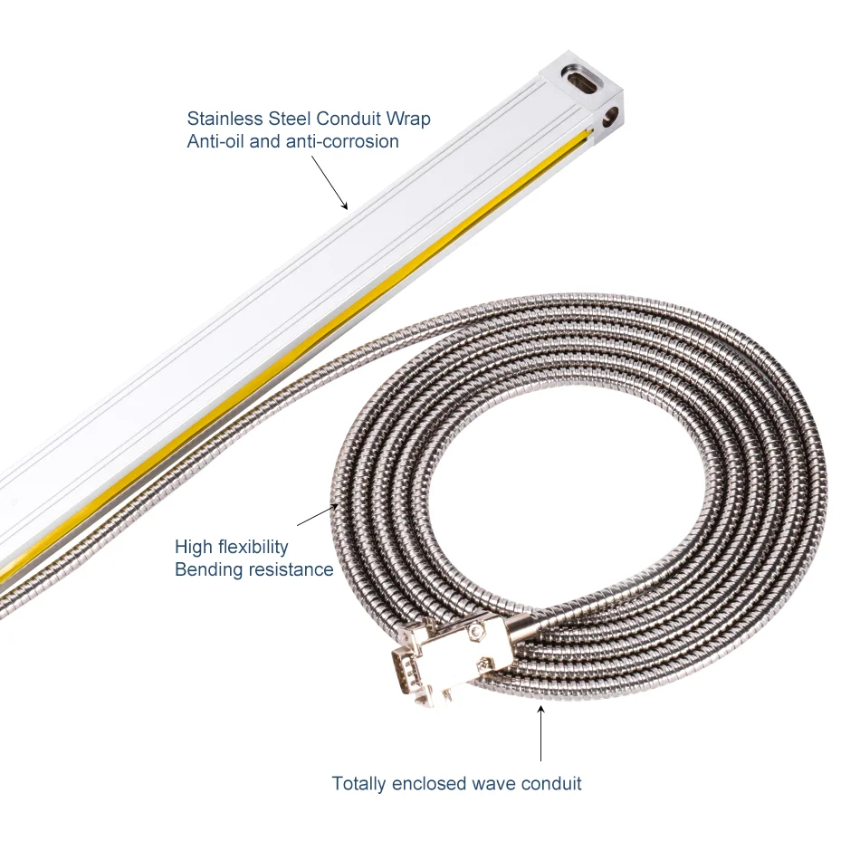 5u Linear Encoder Yhsino Ttl 5v Linear Scale 50 100 450 550 600 650 700 ...