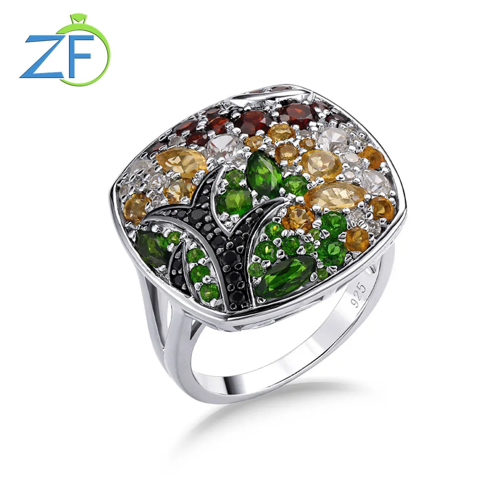GZ-ZONGFA-Original925-Sterling-Silve-Square-Tree-Rings-for-Women-0 ...