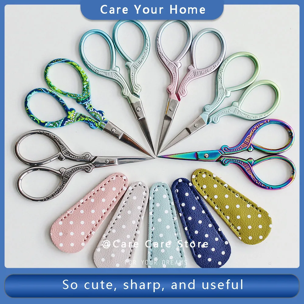 Professional Sewing Scissors Needlework Metal Cutting Scissors Sewing ...