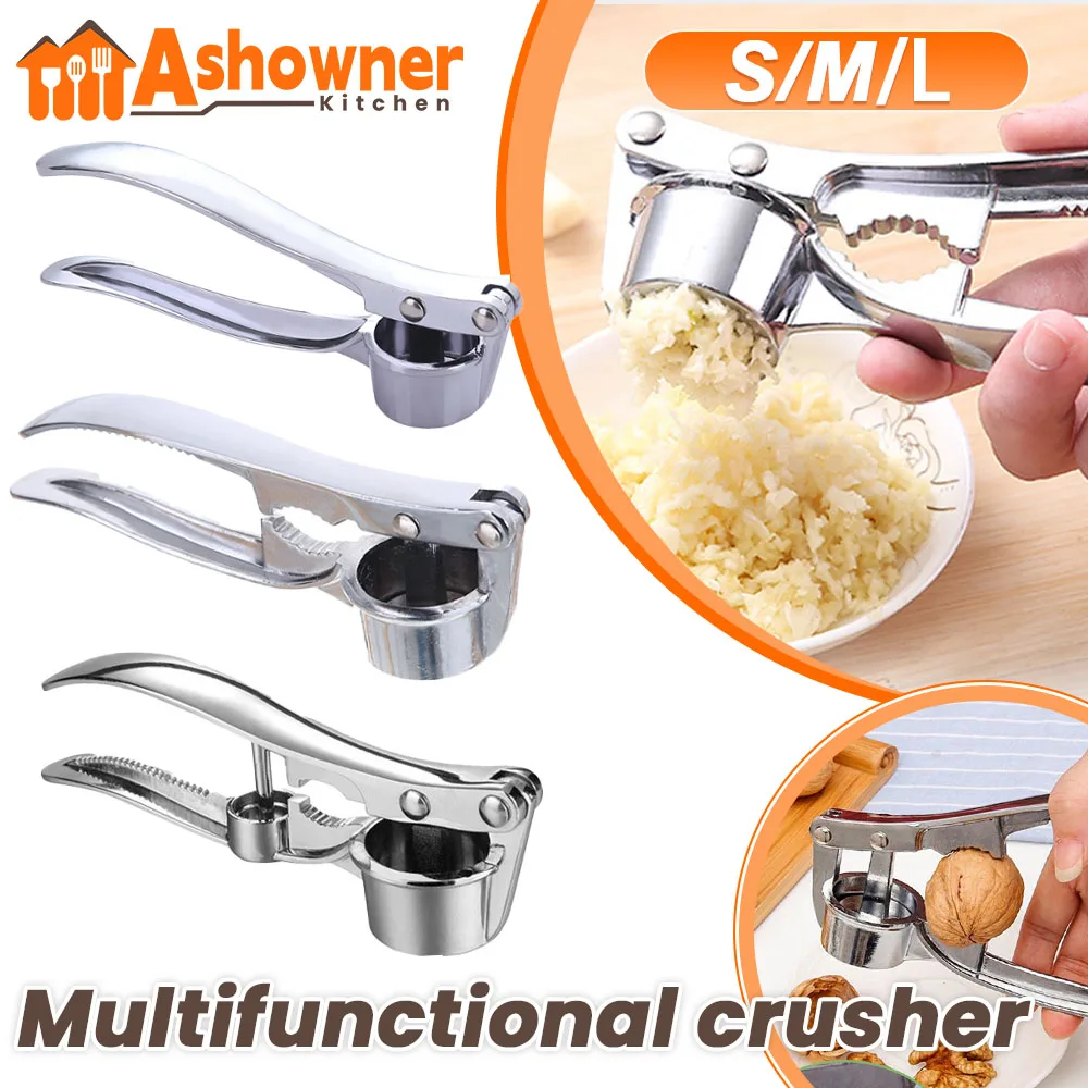 Garlic-Press-Mincer-Aluminium-Alloy-Multifunction-Garlic-Crusher-Ginger ...
