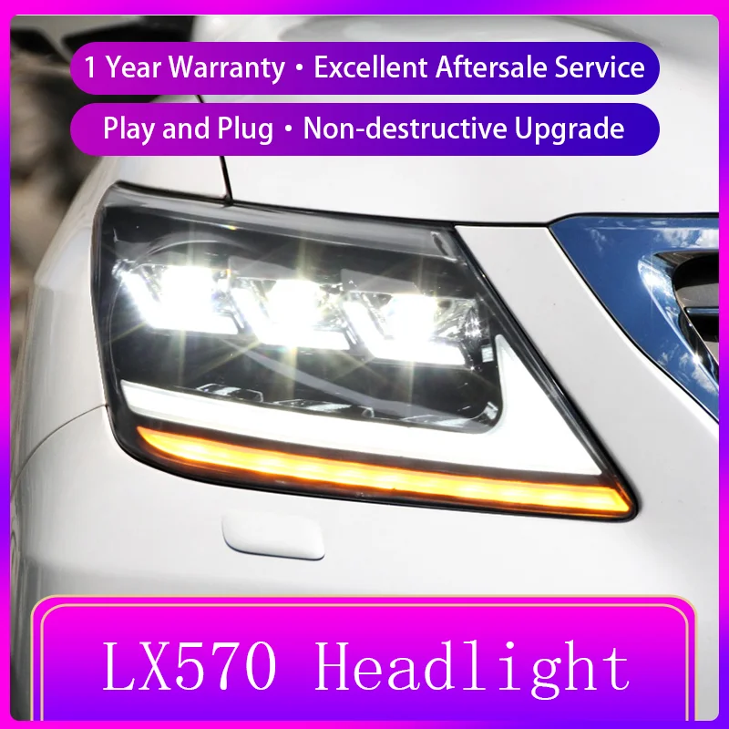Vehicles-Accessories-For-Lexus-LX-570-LX570-2007-2015-Front-Light-DRL ...