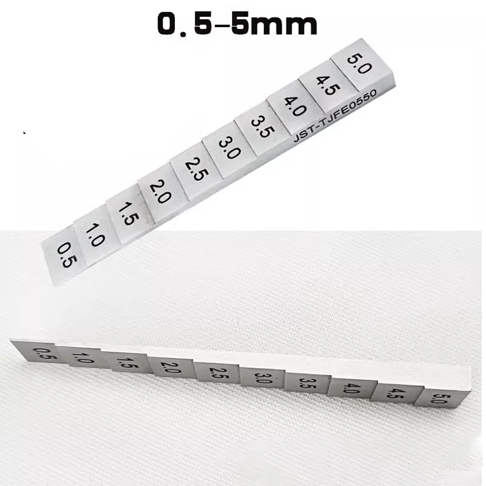 Metal-ladder-ruler-0-5-5mm-step-feeler-gauge-1-10-elevator-gap-ruler ...