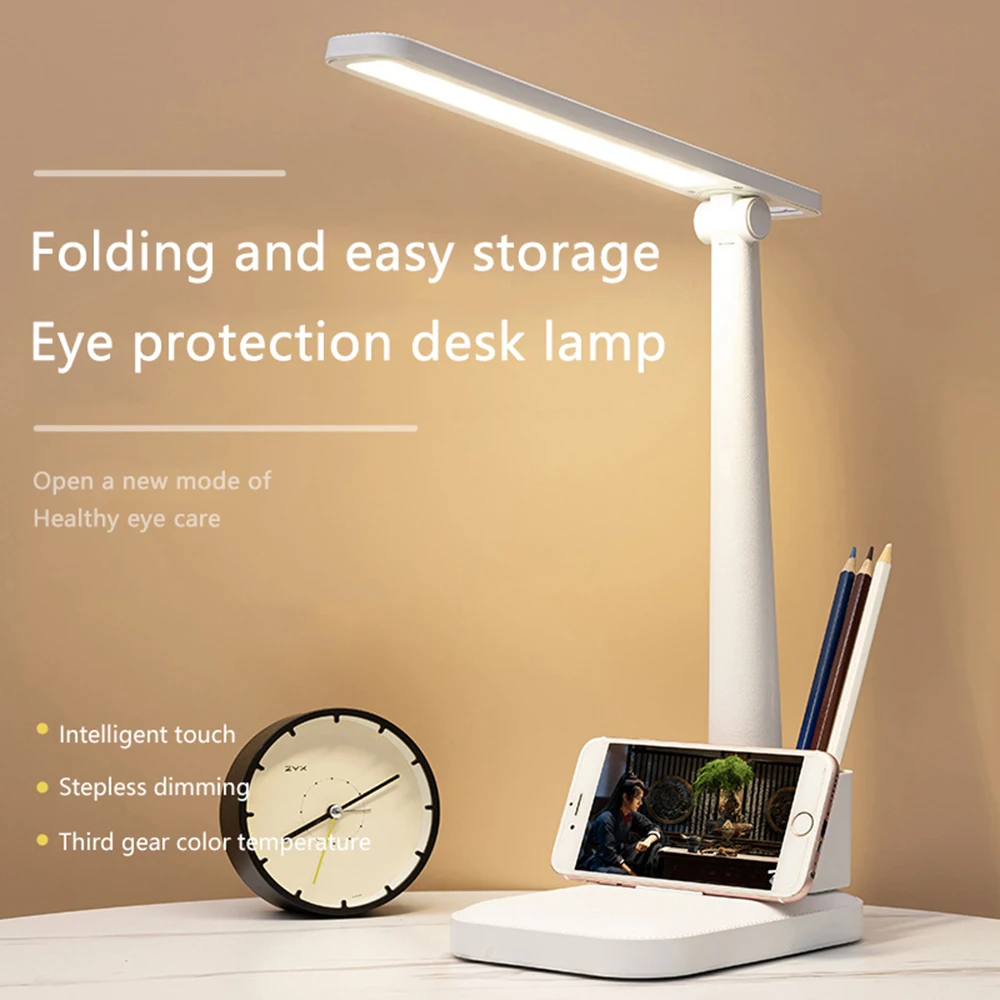 Led-Table-Lamp-3-Color-Stepless-Dimmable-Touch-Foldable-USB-Chargeable ...