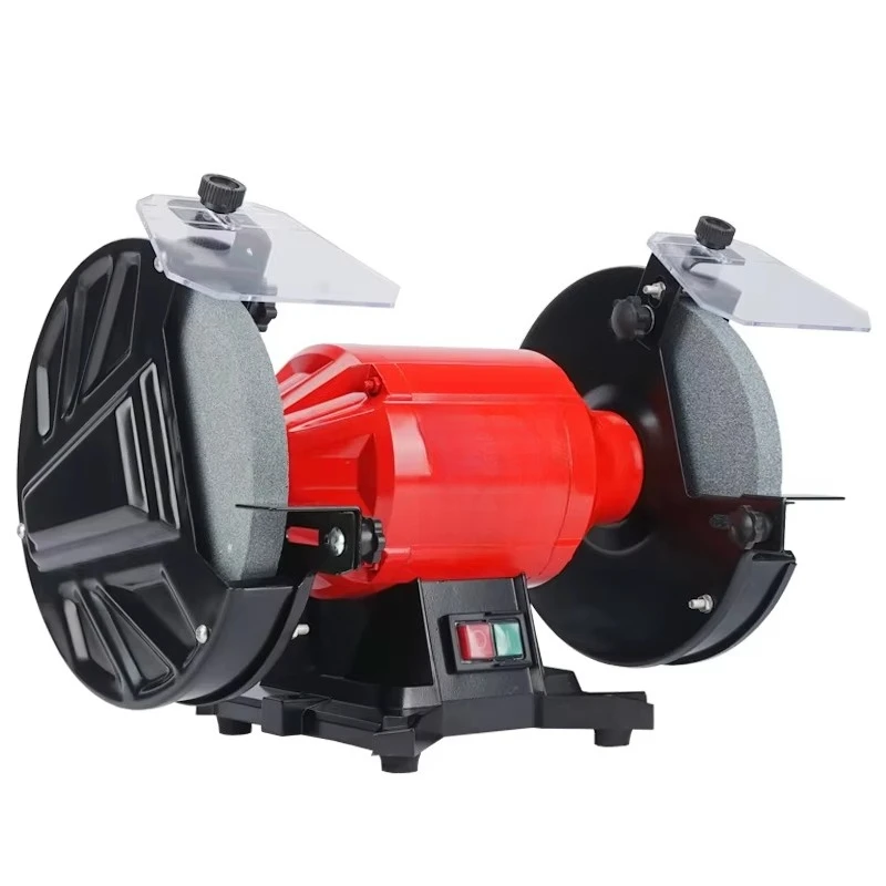 8 Inch 400W Yellow Magnifying-Glasse Shield Bench Grinder Pedestal ...
