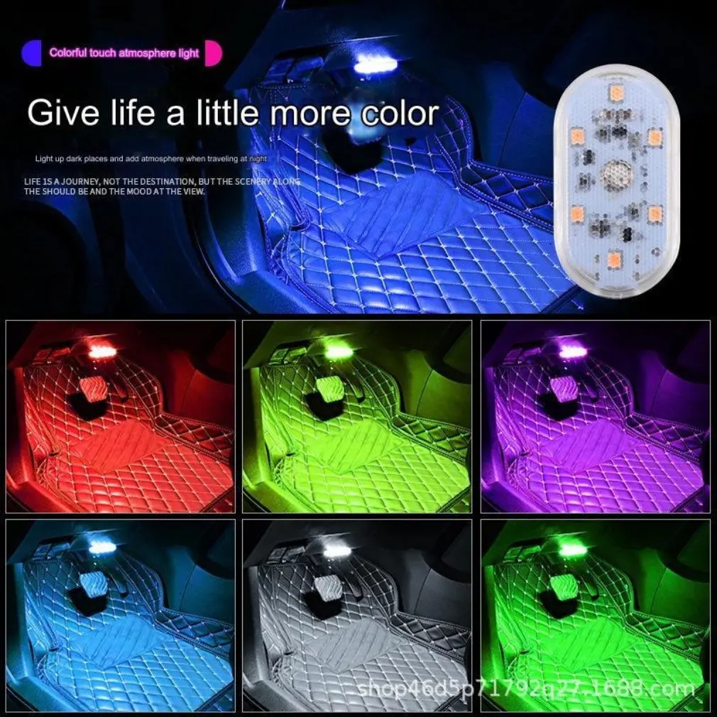 Car-Interior-Dome-Light-Finger-Touch-Sensor-Mini-LED-Reading-Lamp-Car ...