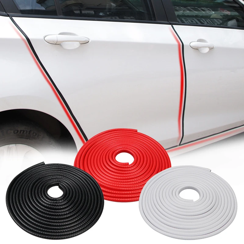 5/10M Car Door Anti Collision Strip with Steel Disc Bumper Trim Edge ...
