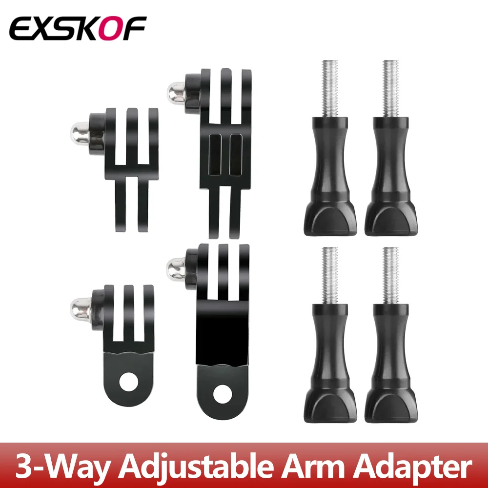 3-Way Adjustable Extension Arm Adapter For GoPro Hero 13 12 11 10 9 8 ...