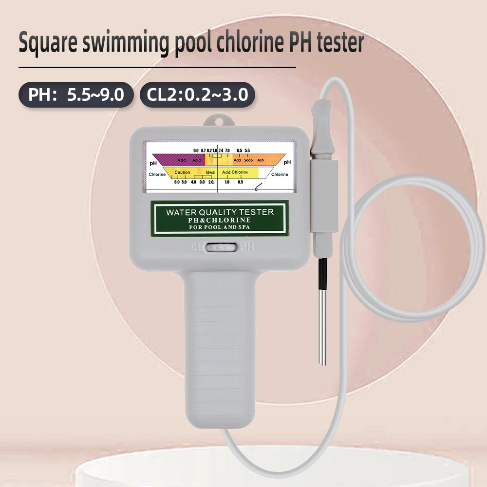 Professional 2 in 1 PH Chlorine Meter Cl2 Tester PH Water Quality ...