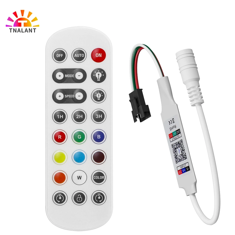 WS2812B-WS2811-SK6812-Bluetooth-USB-DC-Controller-With-24Key-Remote ...