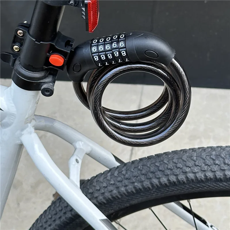 Bicycle-Lock-5-Digit-Code-Anti-theft-Lock-Bike-Security-Accessory-Steel ...