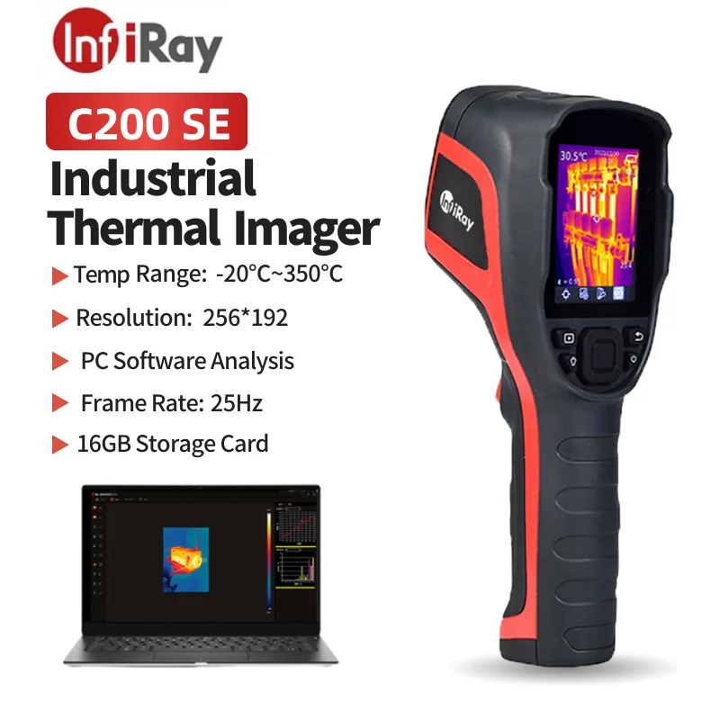 InfiRay-C200SE-Infrared-Thermal-Imager-256-192-PC-Software-Analysis-PCB ...
