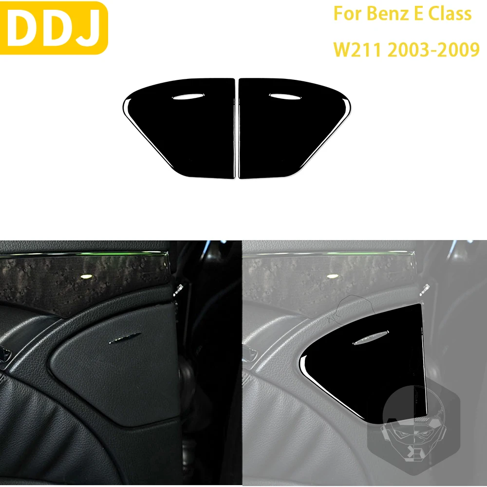 For-Benz-E-Class-W211-2003-2009-Accessories-Car-Black-Interior-Back ...