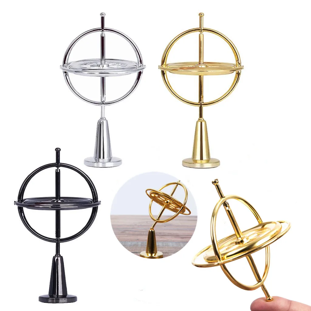 Metal-Self-balancing-Finger-Gyroscope-Anti-gravity-Colorful-Metal-Gyro ...