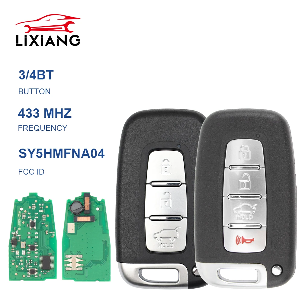 LIXIANG For Hyundai 3/4Buttons Sonata 2011-2014 Kia Sportage Sorento ...
