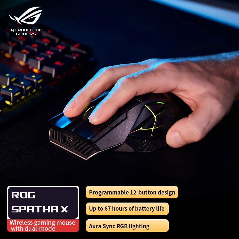 Asus Original ROG Spatha X Wireless Gaming Mouse Magnetic Charging ...