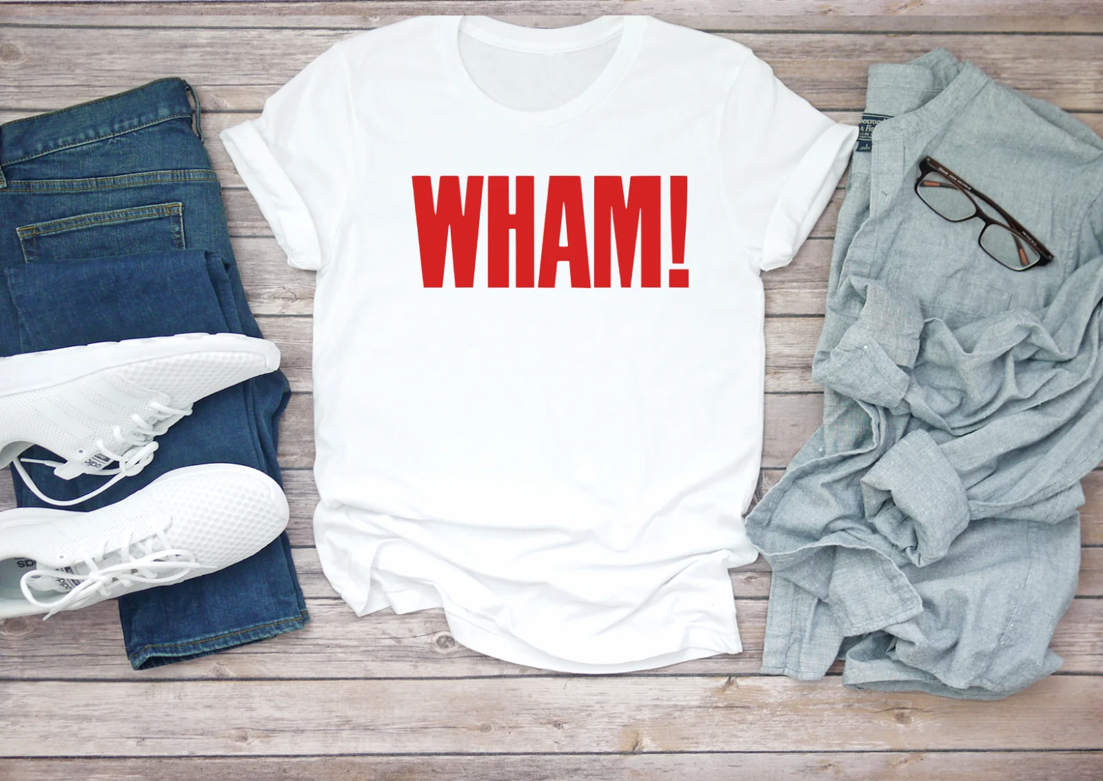 Wham-Camiseta-de-manga-corta-para-hombre-camisa-de-George-Michael-James ...
