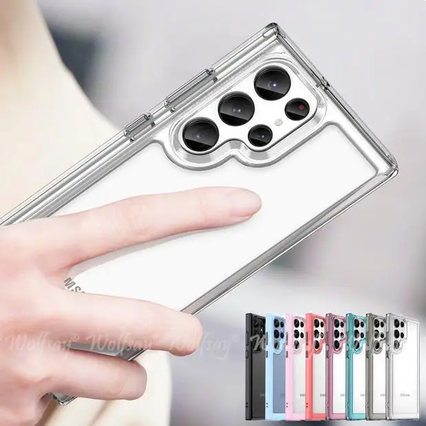 Funda protectora de silicona para Samsung Galaxy S23 Ultra, carcasa ...