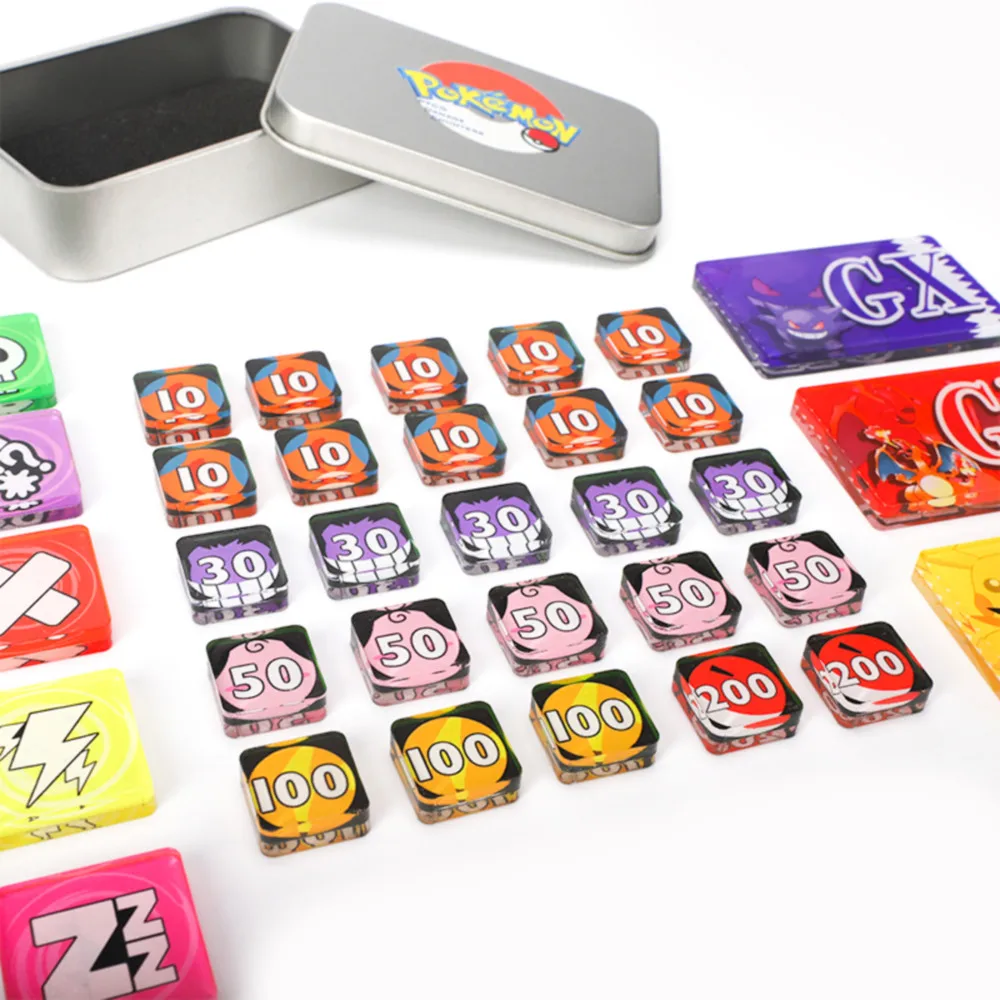 Ptcg-Pokemon-Match-scoring-DAMAGE-COUNTER-Storage-box-Board-role ...