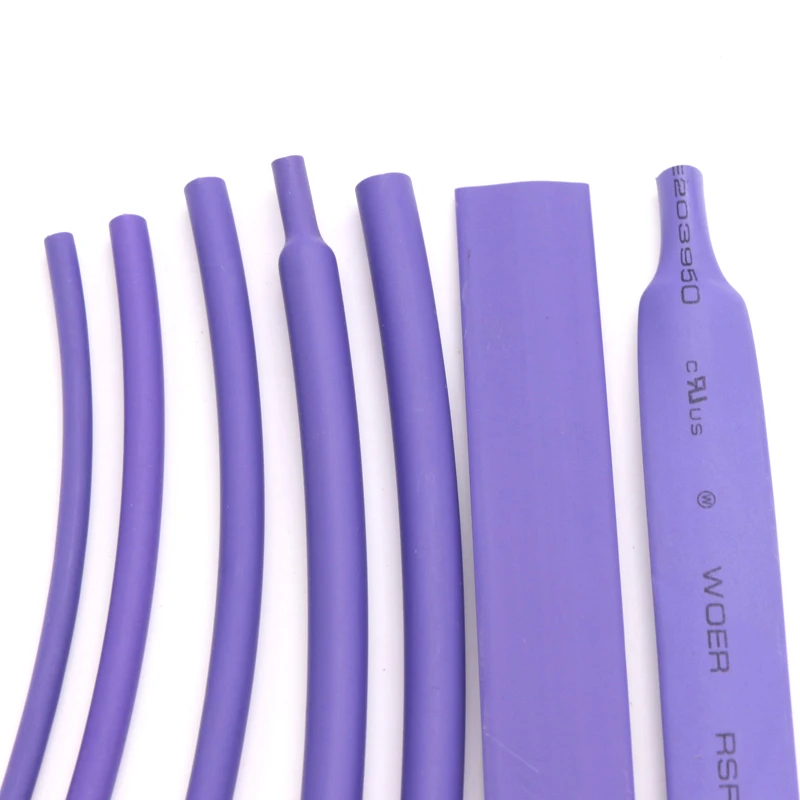 each 100m of 2:1 diameter 10mm, 20mm, 30mm, 40mm, 50mm purple shrink ...