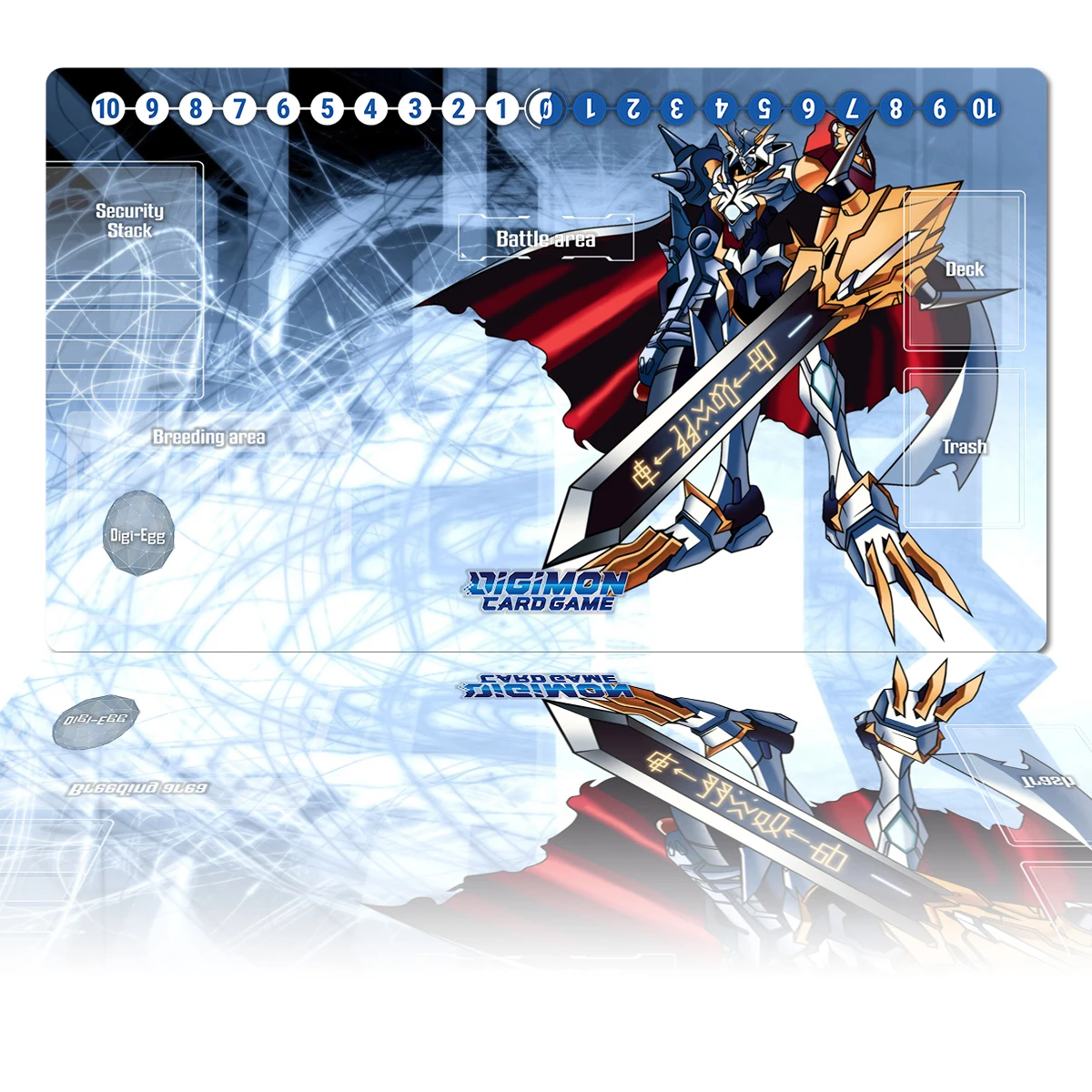 Digimon Playmat Royal Knights DTCG TCG CCG alfombrilla de ratón de ...