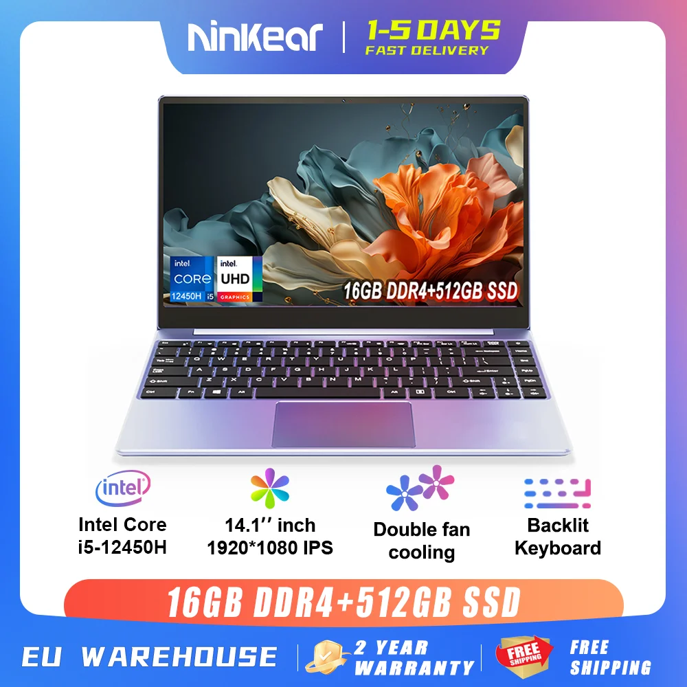 Ninkear-Laptop-N14-Pro-14-inch-IPS-Full-HD-Intel-Core-i5-12450H-16GB ...