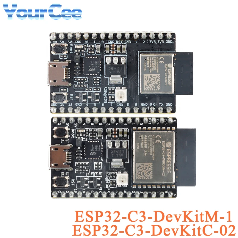 ESP32-C3-DevKitM-1 ESP32-C3-DevKitC-02 Development Board ESP32-C3-MINI ...