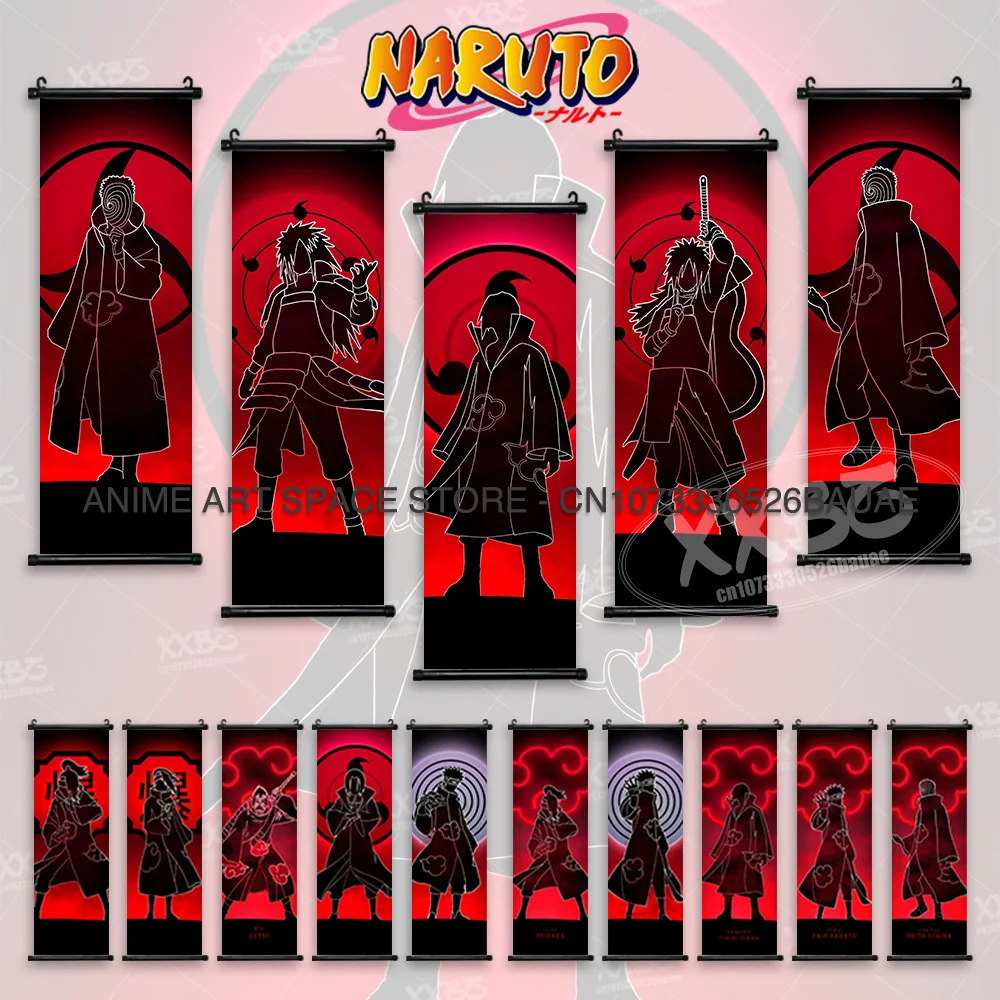 Naruto-Hanging-Painting-Anime-Poster-Home-Decoration-Wall-Art-Akatsuki ...