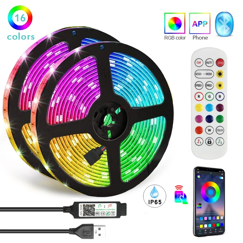 Tv Led Backlight Rgb Usb 5 | Color Led Light Bedroom | Light Colors ...