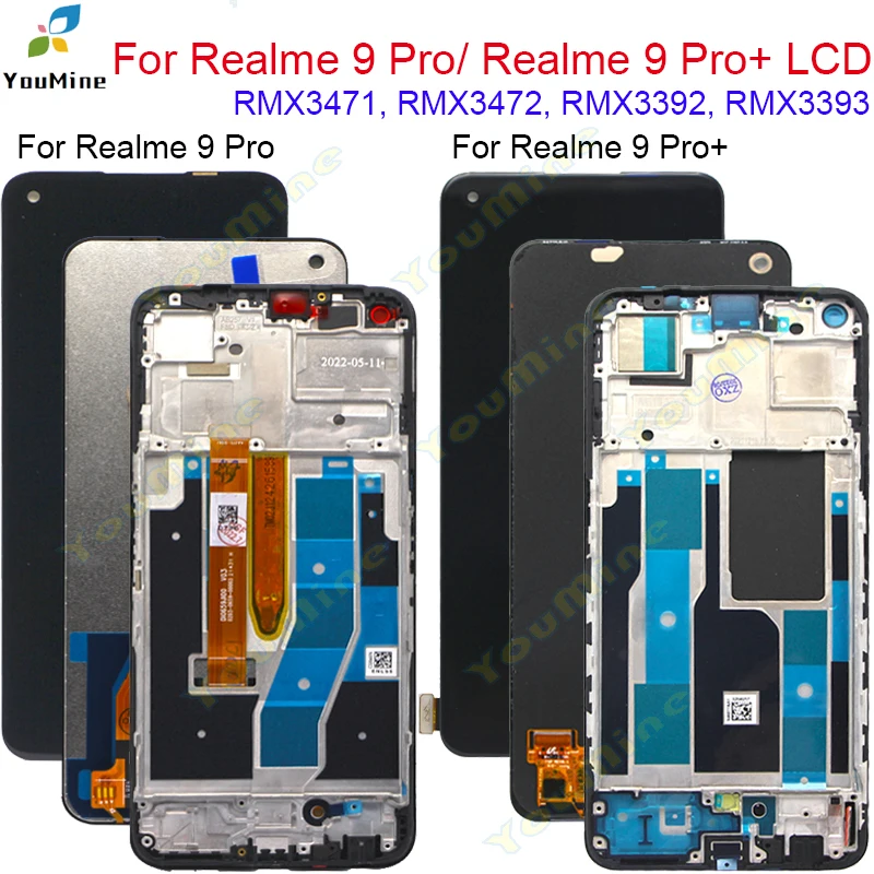 Original-For-Realme-9-Pro-9pro-RMX3471-RMX3472-LCD-Display-Touch-Panel ...
