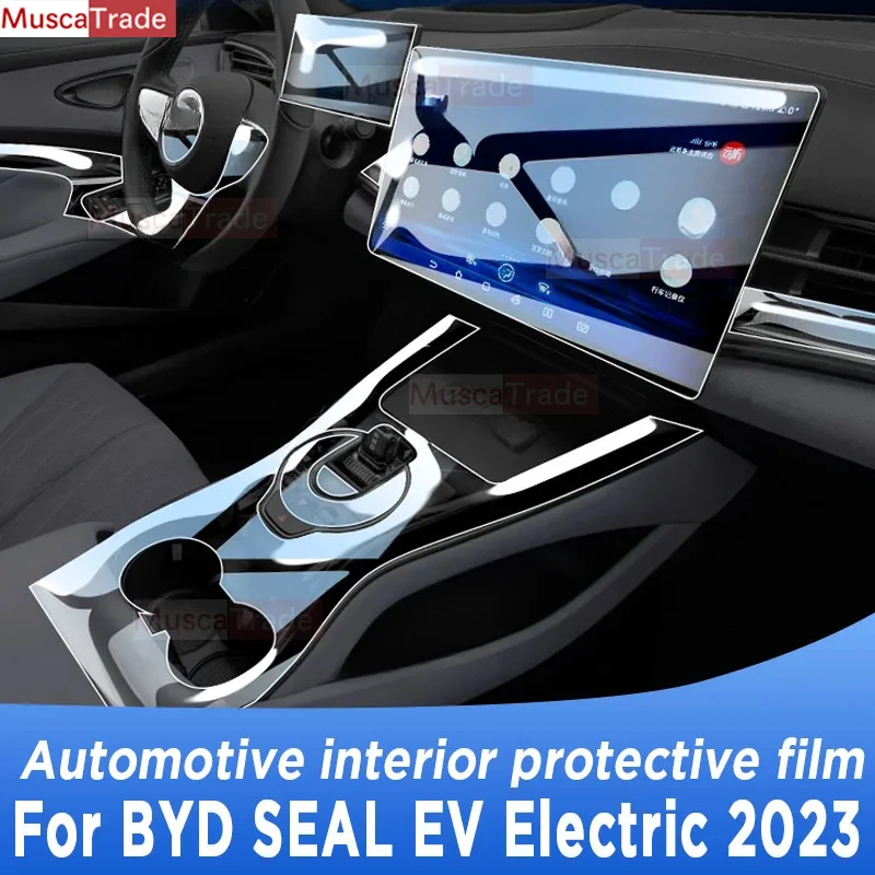 For-BYD-SEAL-EV-Electric-2023-Gearbox-Panel-Navigation-Screen-Automotive-Interior-TPU-Protective ...