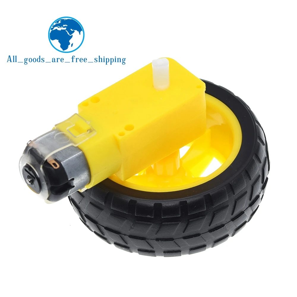 TZT-1Lot-package-Deceleration-DC-motor-supporting-wheels-a-smart-car ...