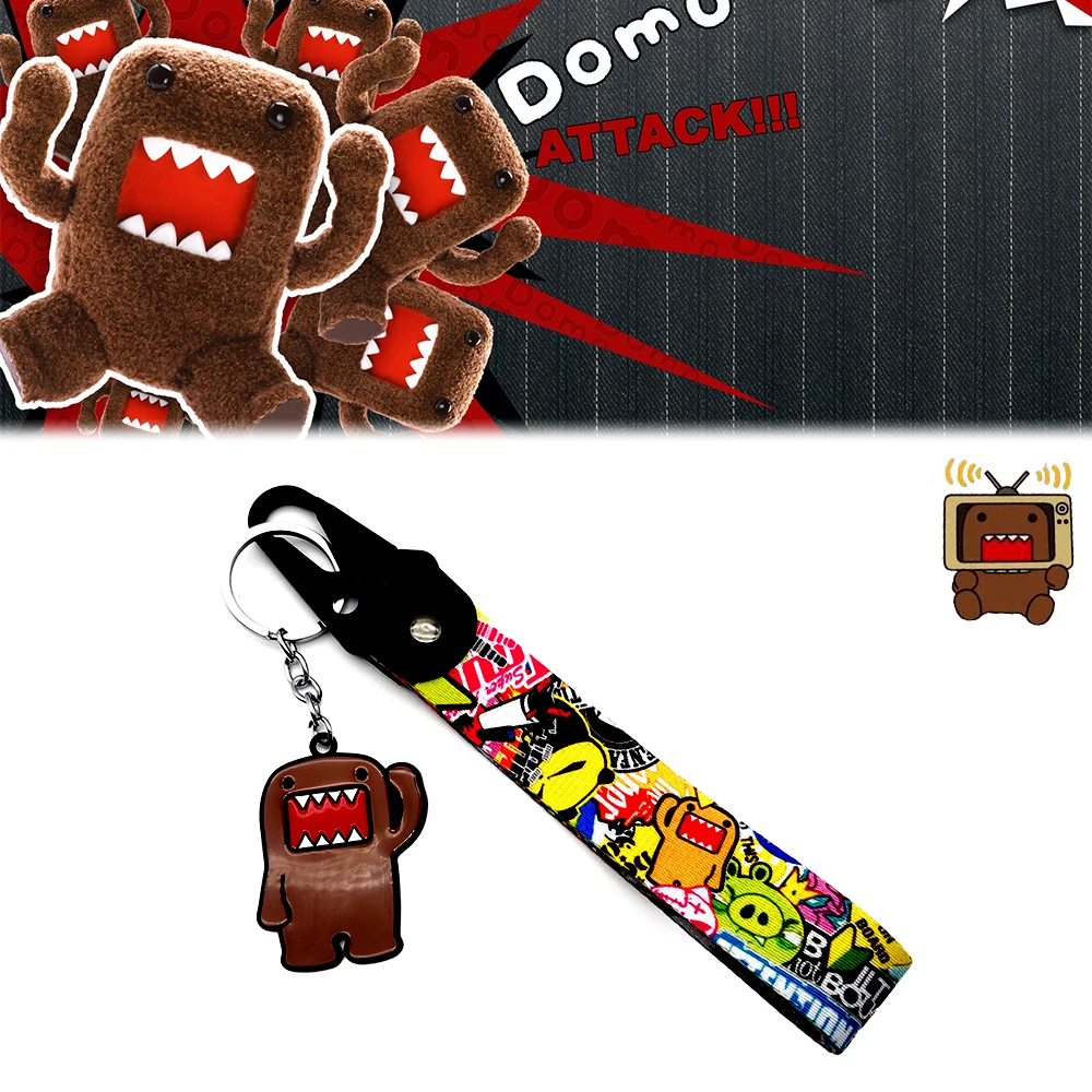 JDM-Culture-Style-Keychain-Lanyard-Key-Strap-With-Cute-Cartoon-Domo-Kun ...