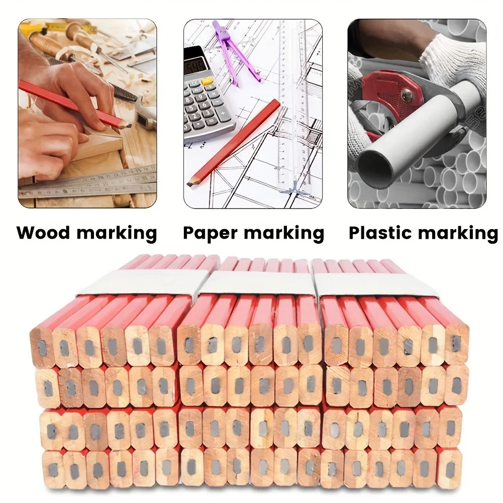 10pcs-Carpenters-Woodworking-Pencils-Woodwork-Marking-Black-Pencils ...