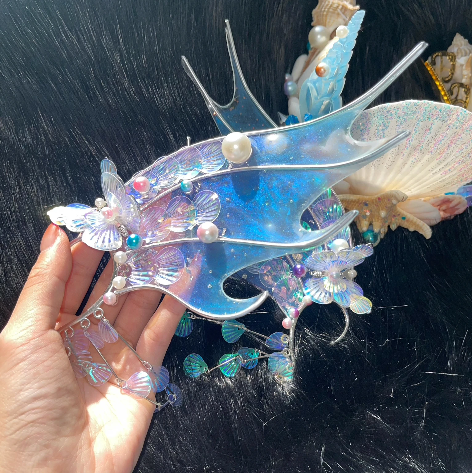 Anime-Lolita-mermaid-ears-mermaid-ears-cos-Hanfu-headwear-accessories ...